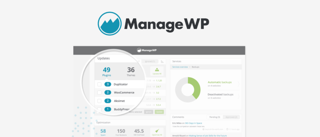 ManageWP : découvrez ses fonctionnalités et avantages - Agence ...